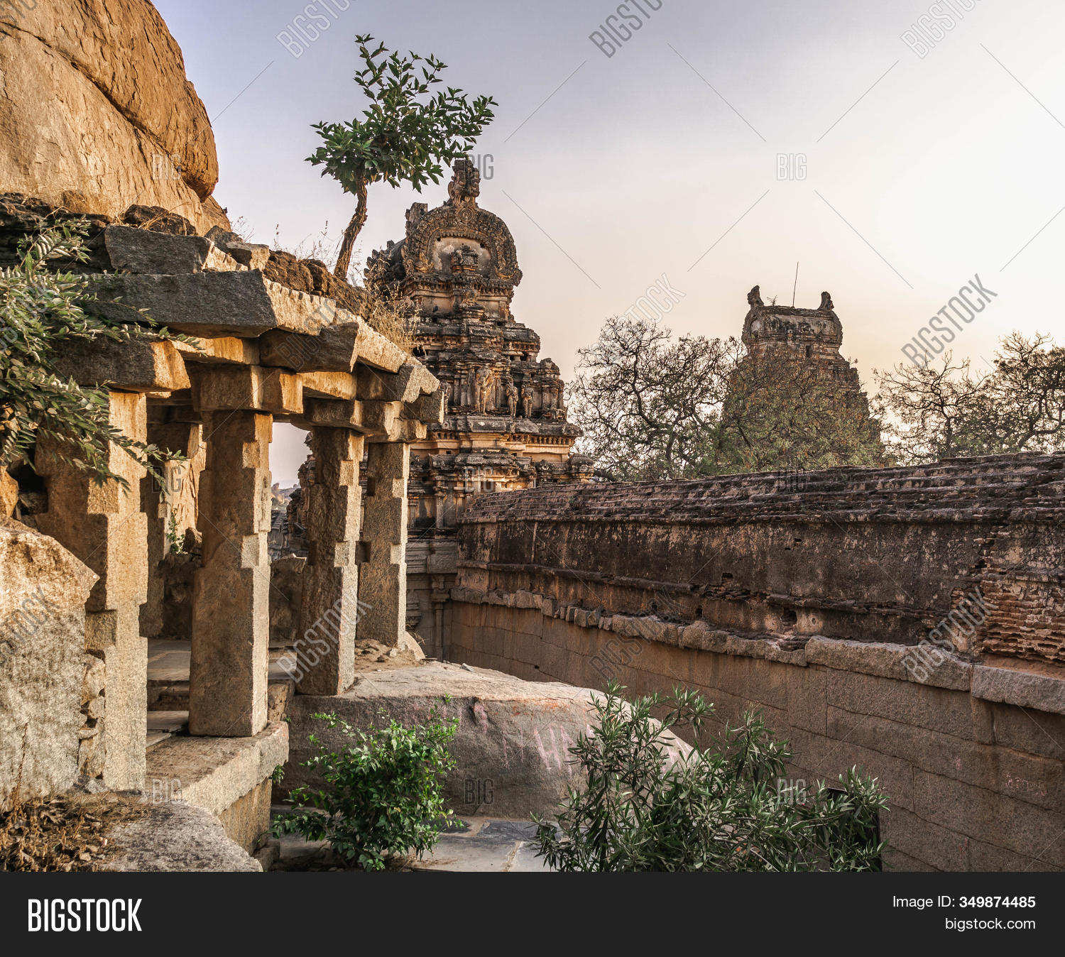 Vijayanagara Ruins Image & Photo (Free Trial) | Bigstock