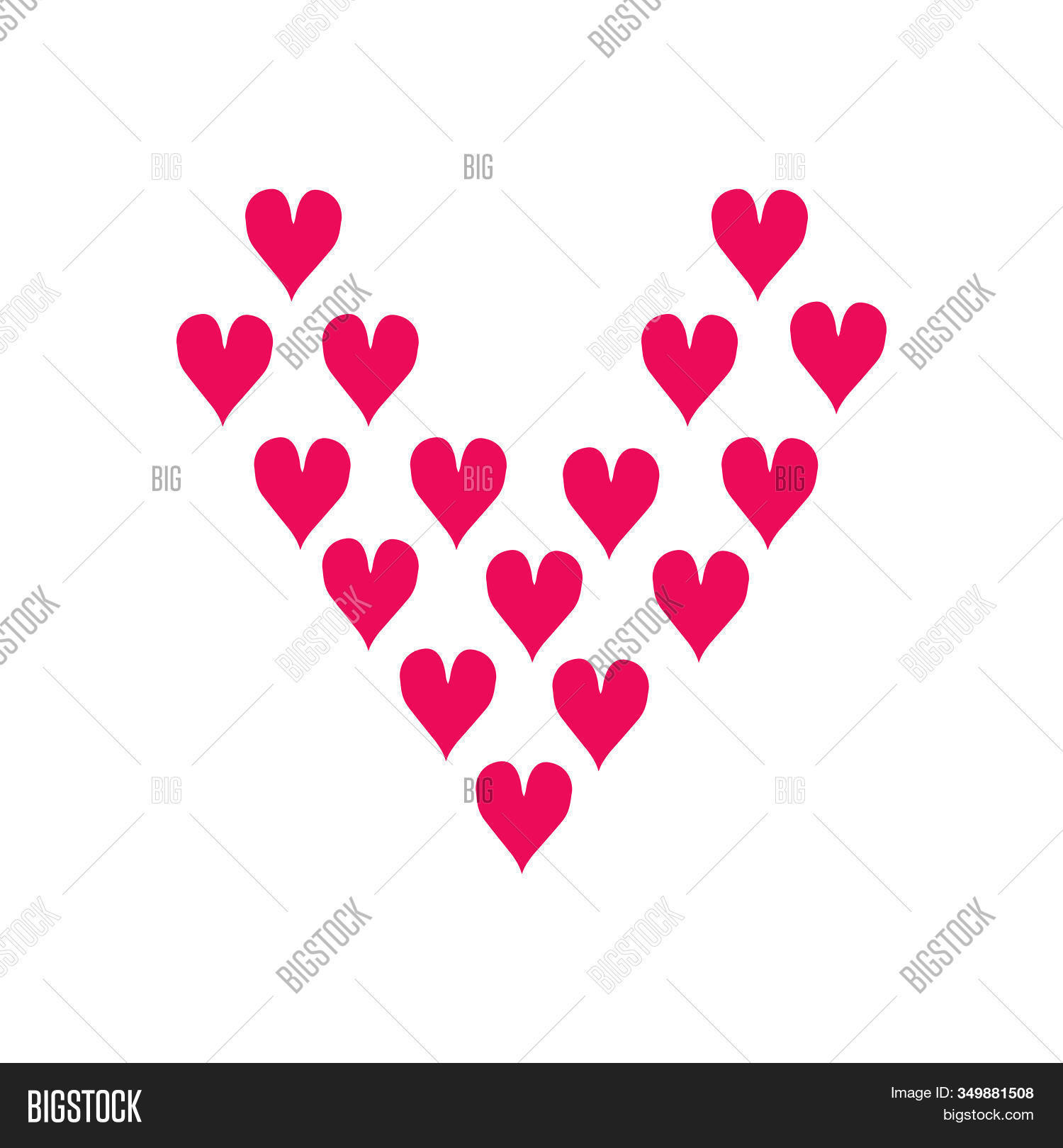 Vector Heart Outline Vector & Photo (Free Trial) | Bigstock
