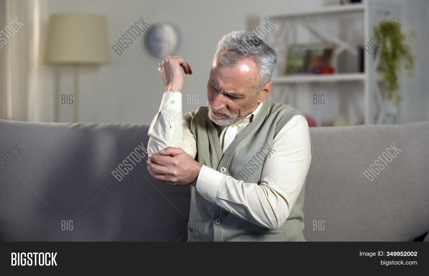 Elderly Male Suffering Image & Photo (Free Trial) | Bigstock