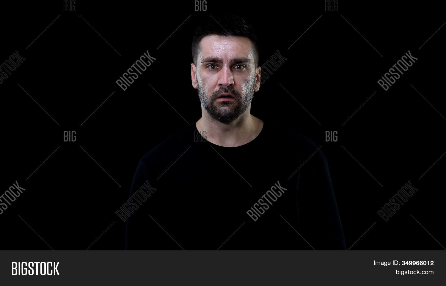 Scared Male Looking Image & Photo (Free Trial) | Bigstock