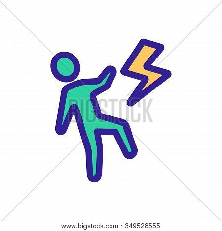 Electrocution Icon Vector & Photo (Free Trial) | Bigstock