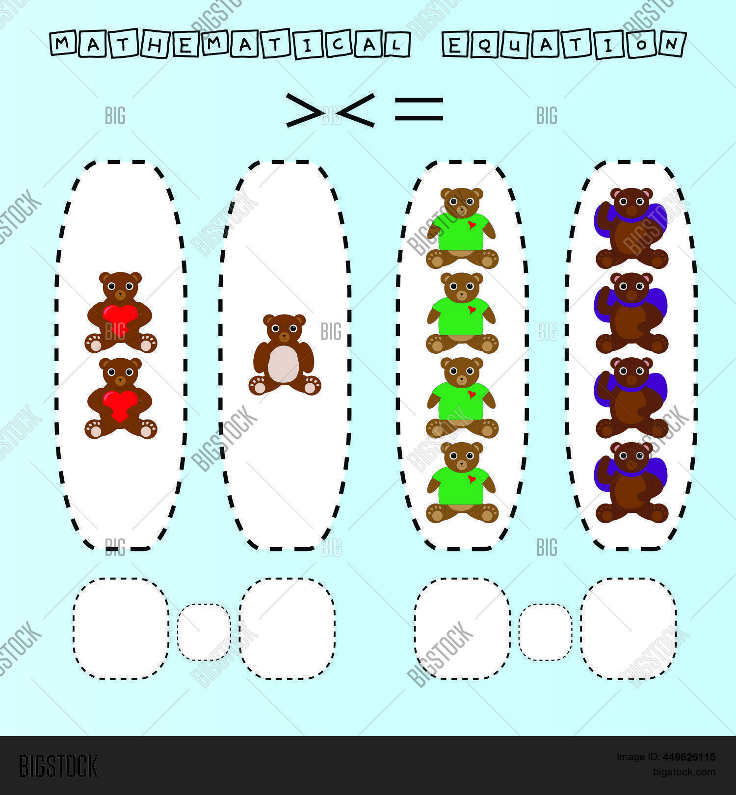 Math Problem: Greater Vector & Photo (Free Trial) | Bigstock