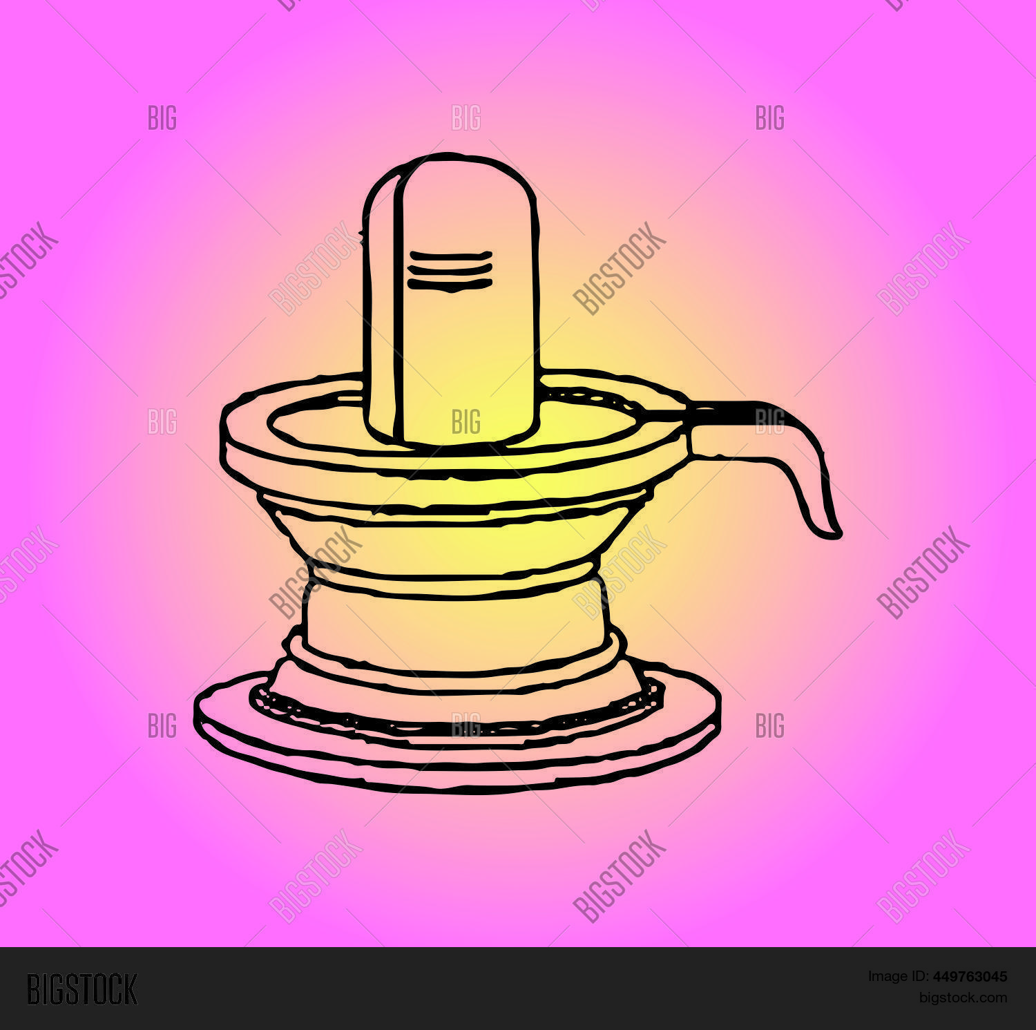 Sketch Hindu Powerful Vector & Photo (Free Trial) | Bigstock
