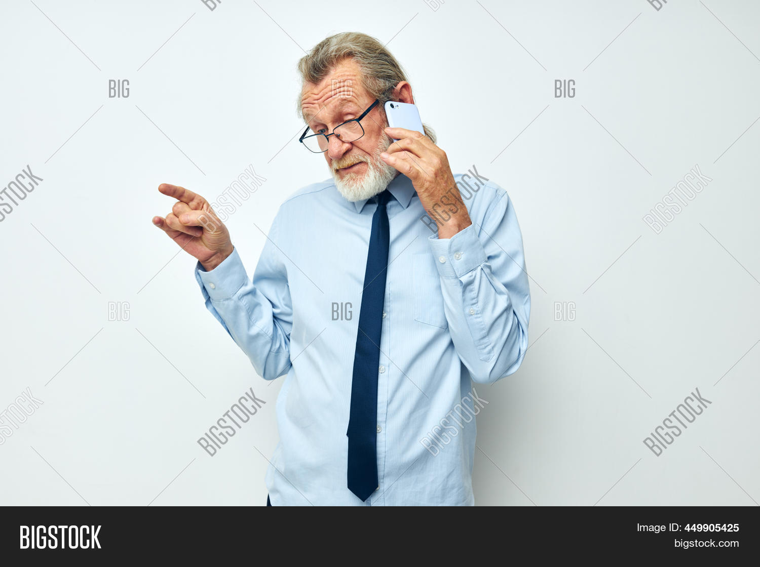 Old Man Telephone Image & Photo (Free Trial) | Bigstock