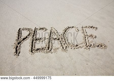 Peace. Words Written Image & Photo (Free Trial) | Bigstock