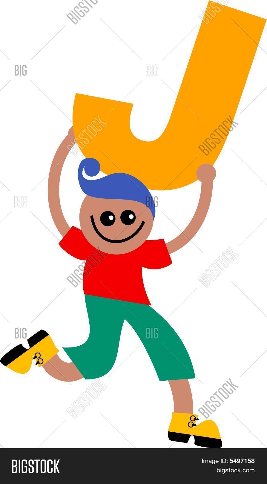 Letter J Kid Image & Photo (Free Trial) | Bigstock