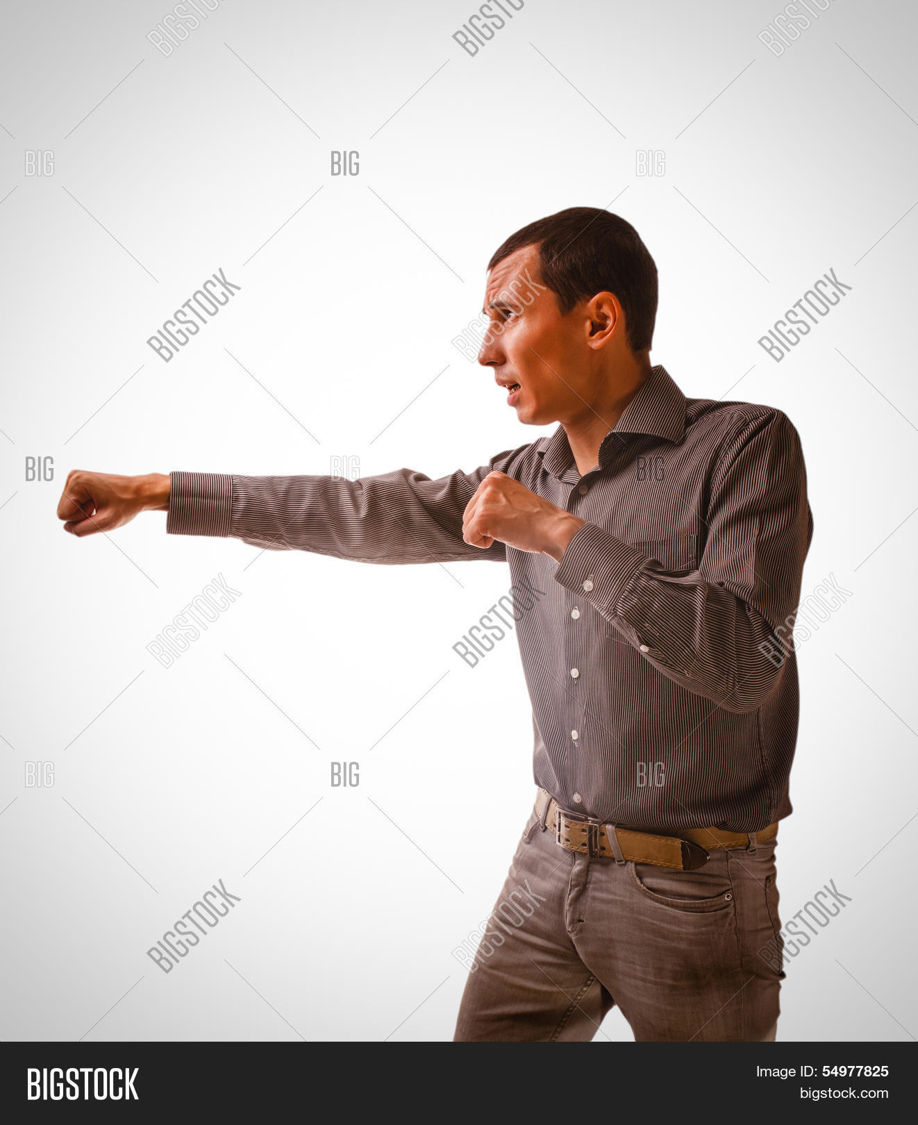 Angry Evil Man Fights Image & Photo (Free Trial) | Bigstock