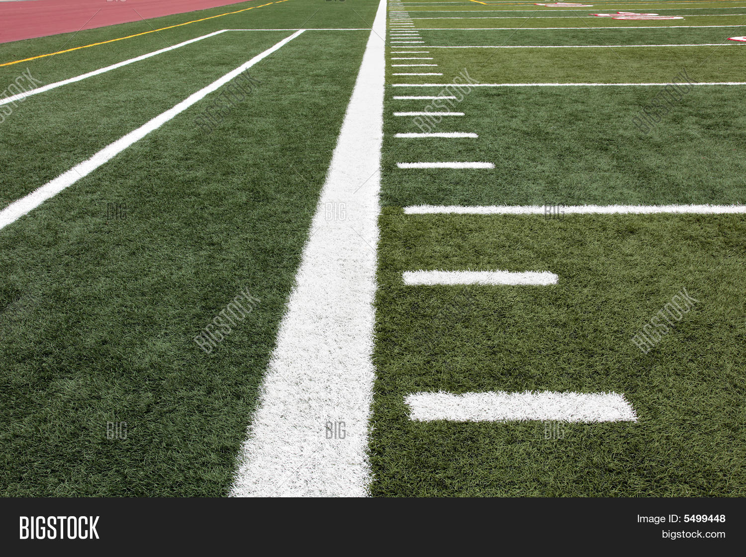 Hash Marks On Football Image & Photo (Free Trial) | Bigstock