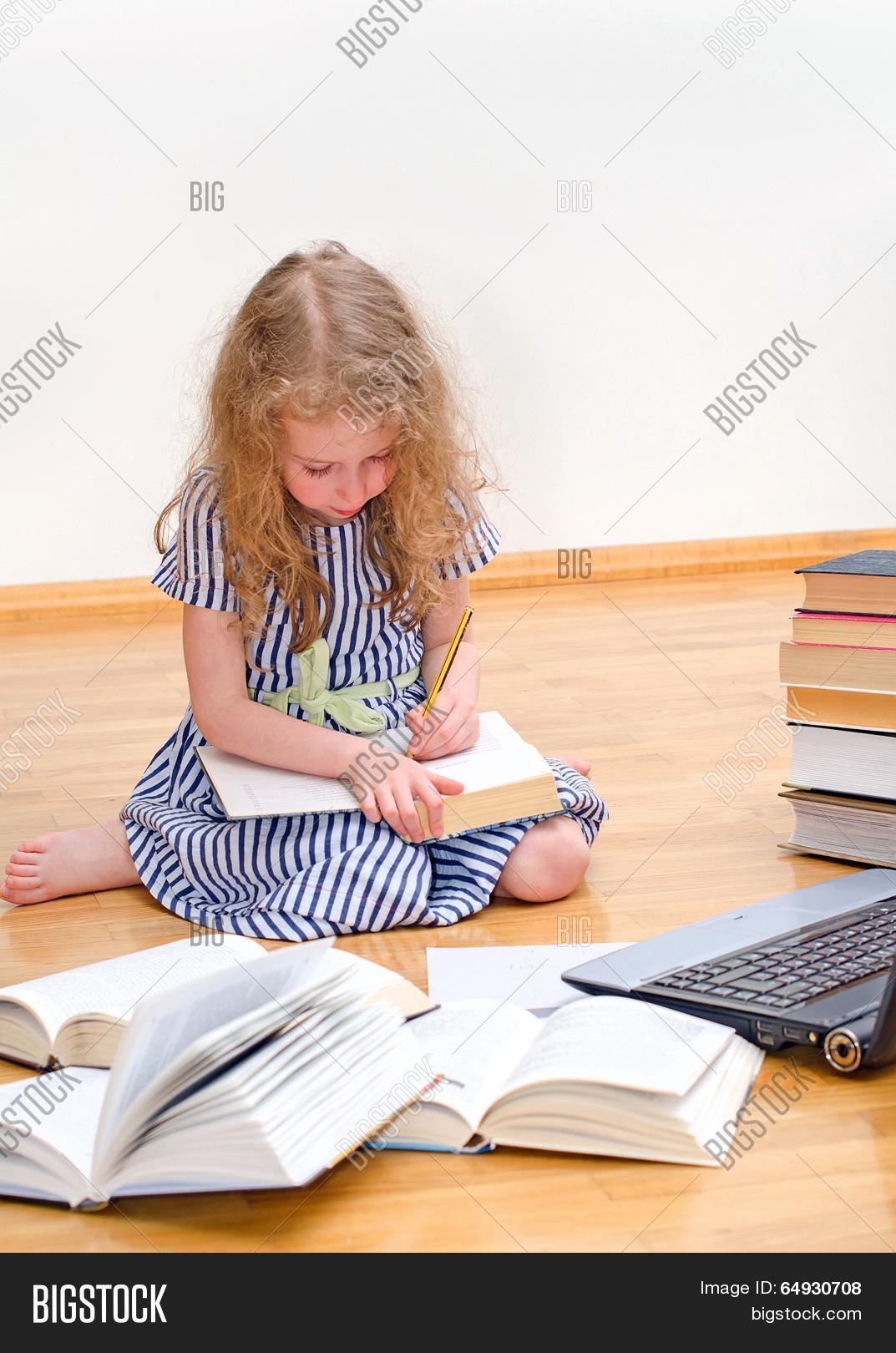Smart Little Girl Image & Photo (Free Trial) | Bigstock
