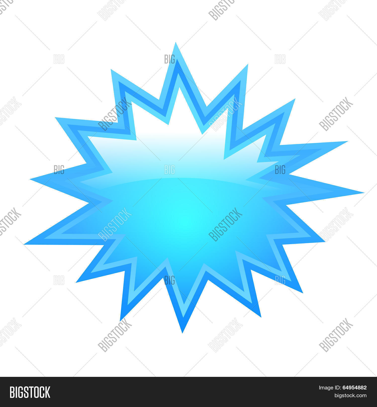 Bursting Star Shape Vector & Photo (Free Trial) | Bigstock