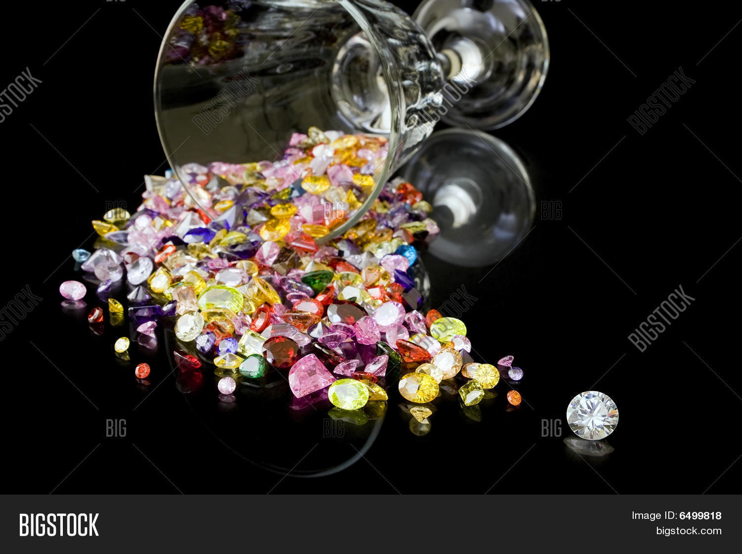 Diamond Gems Wine Image & Photo (Free Trial) | Bigstock