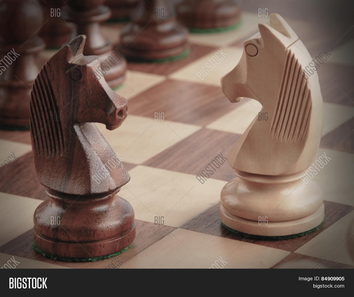 Knights Facing Each Image & Photo (Free Trial) | Bigstock