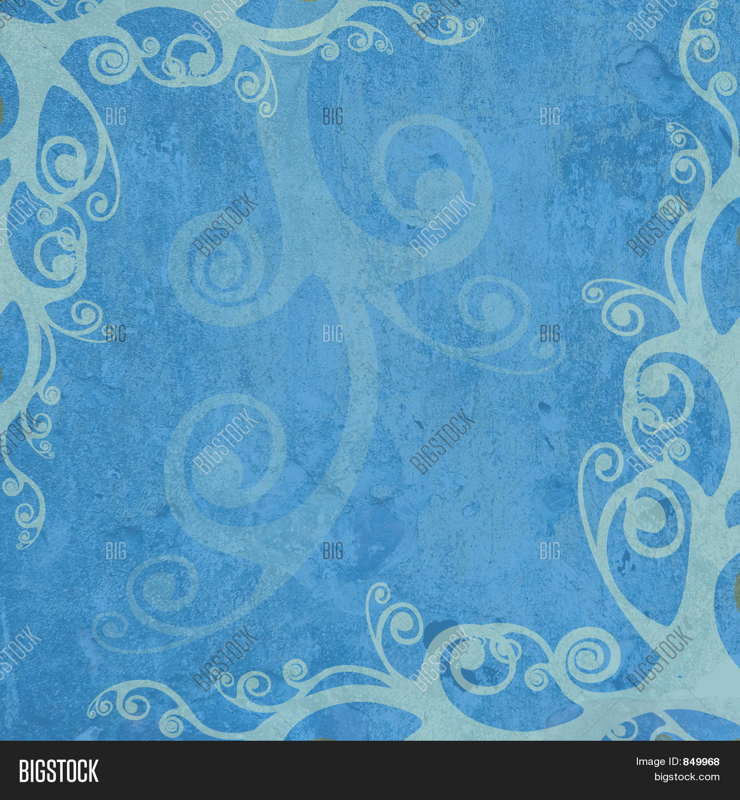 Blue Artistic Frame Image & Photo (Free Trial) | Bigstock