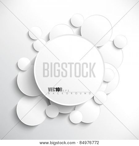 Big Round White Blank Vector & Photo (Free Trial) | Bigstock