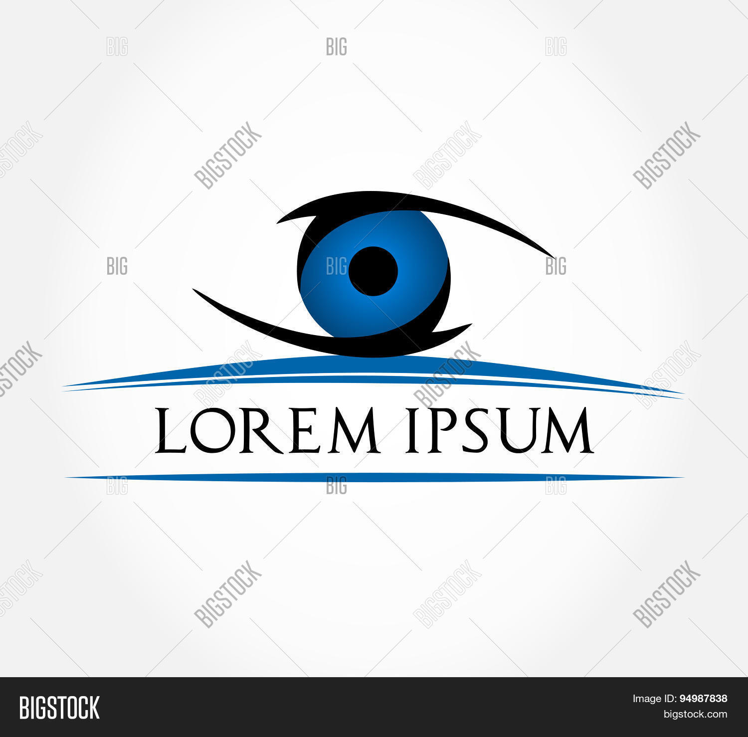 Eye Symbol. Eyeball. Vector & Photo (Free Trial) | Bigstock