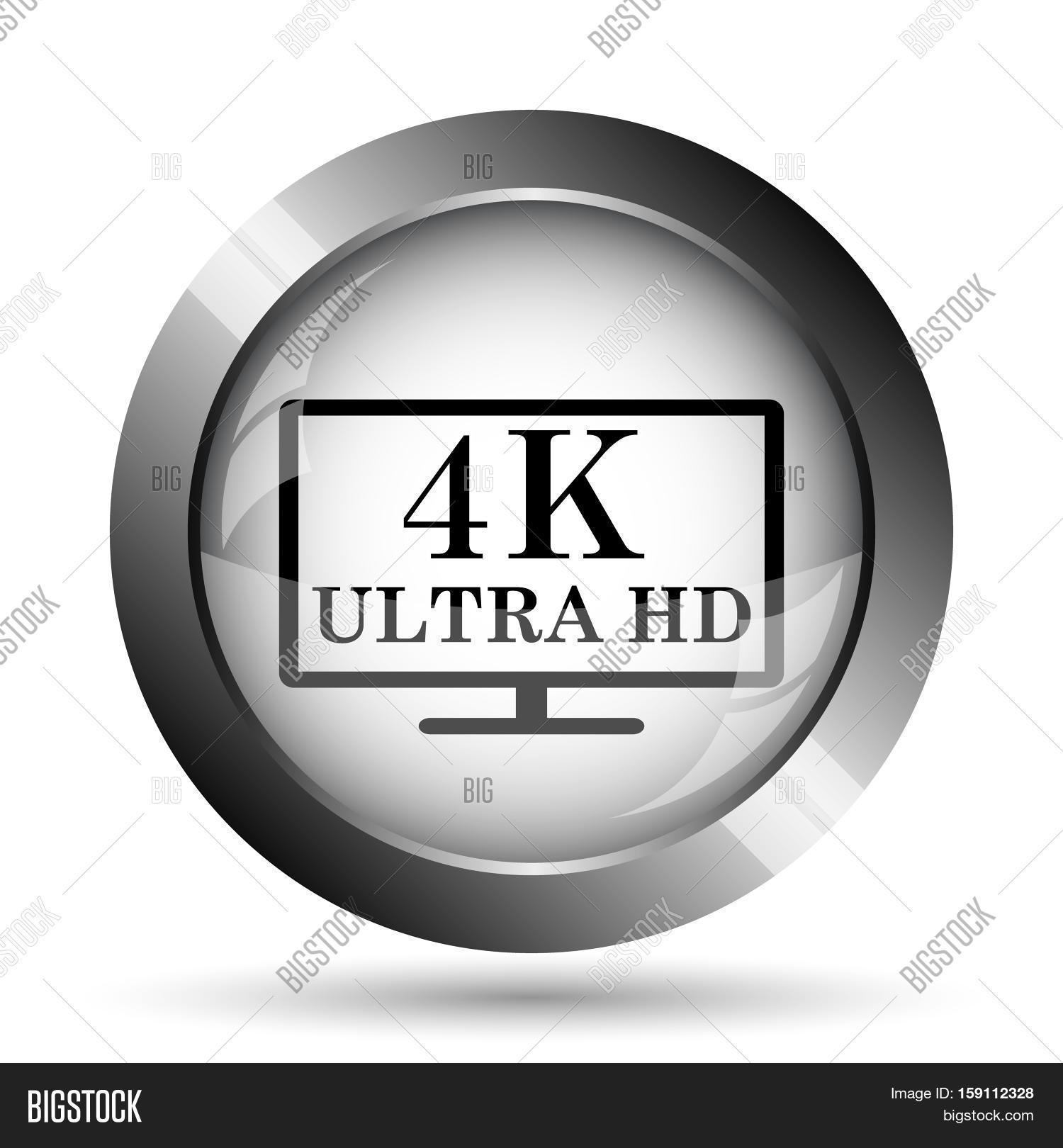 4K Ultra Hd Icon Image & Photo (Free Trial) | Bigstock