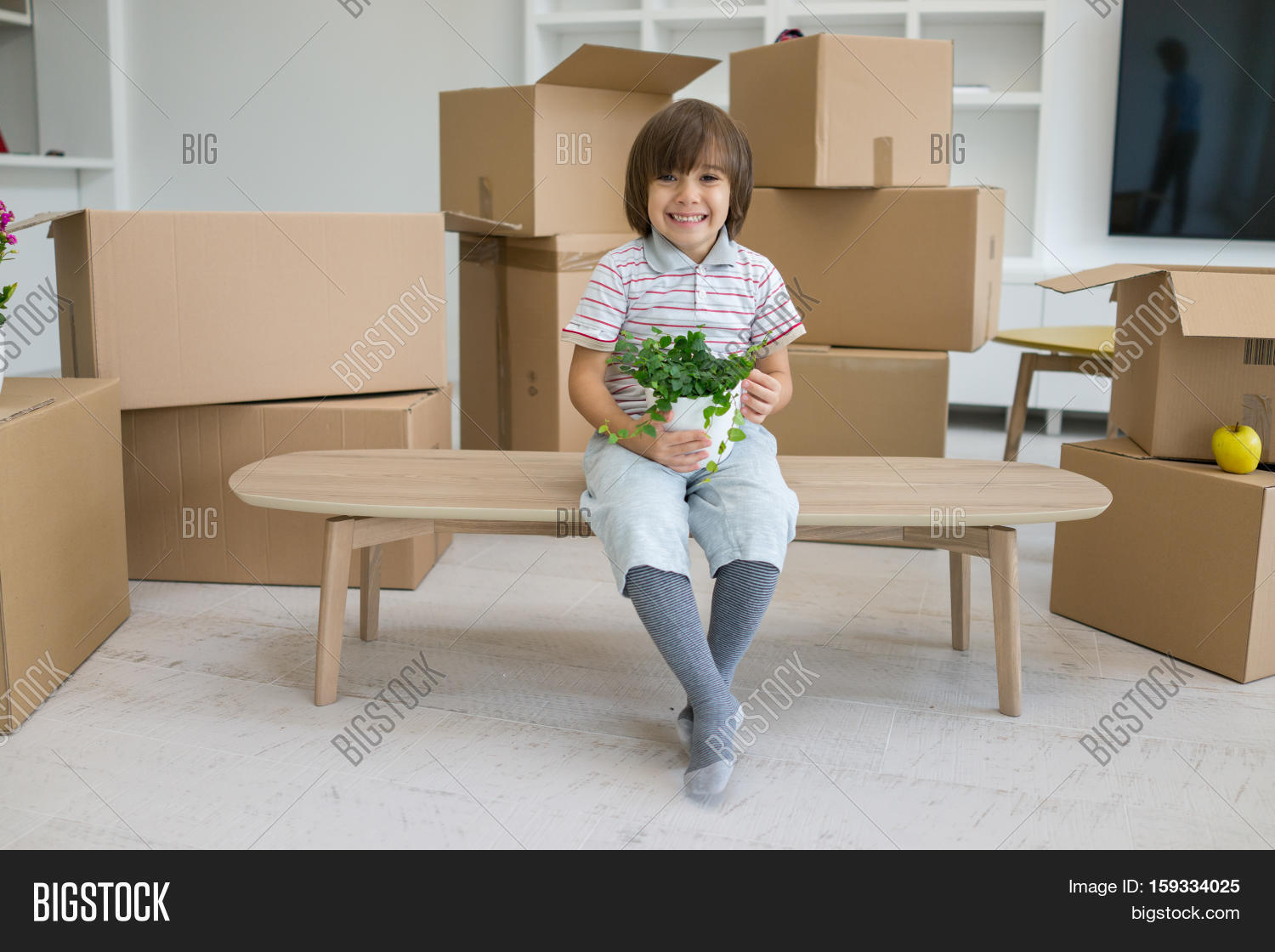 Little Cute Boy Empty Image & Photo (Free Trial) | Bigstock
