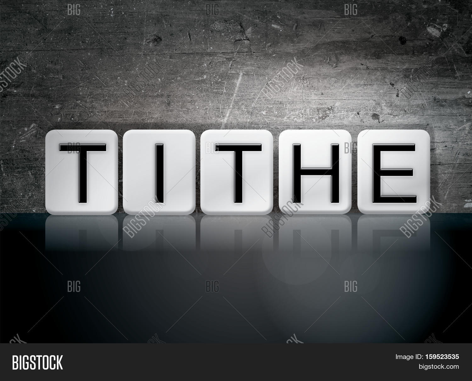 Tithe Tiled Letters Image & Photo (Free Trial) | Bigstock