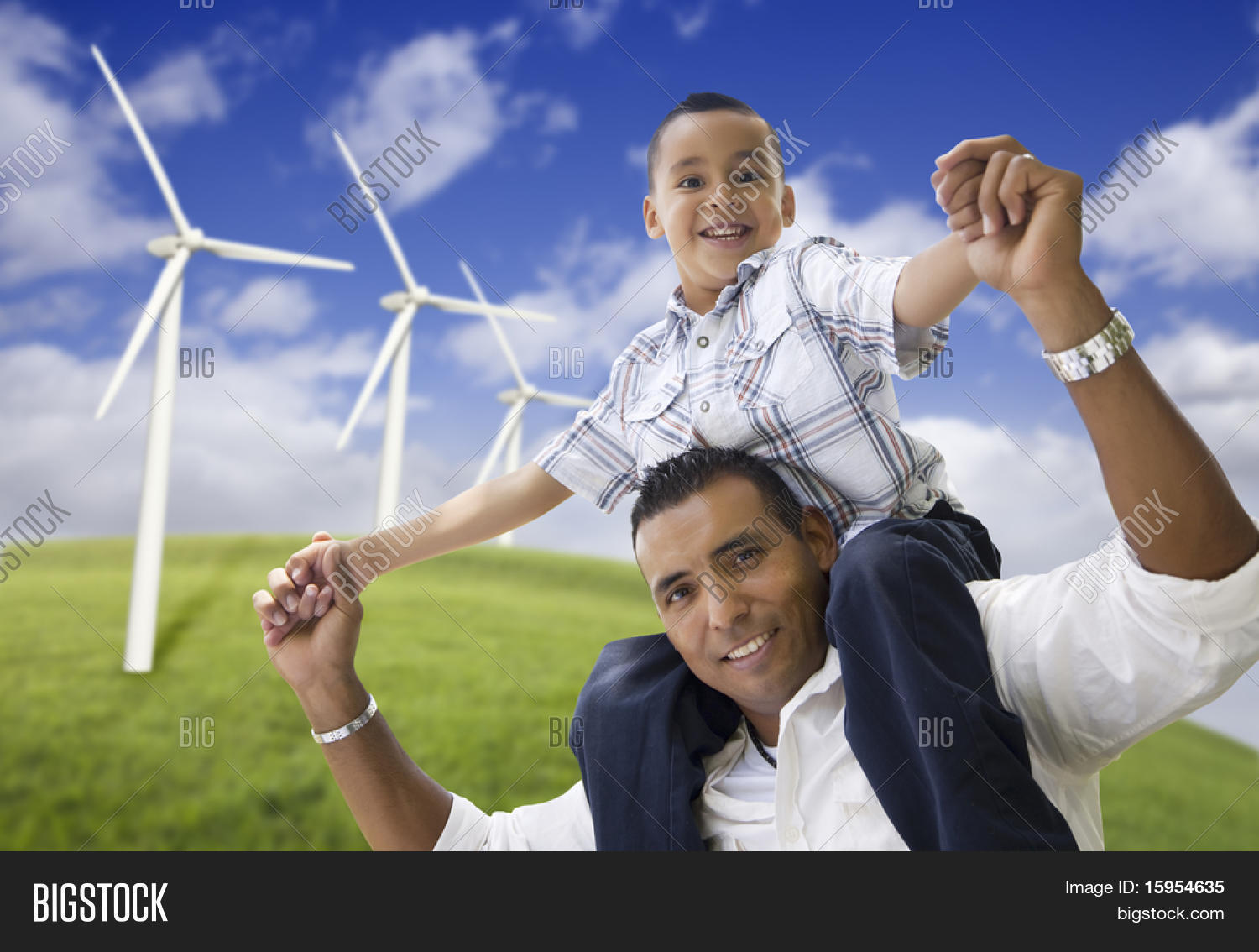 Happy Hispanic Father Image & Photo (Free Trial) | Bigstock