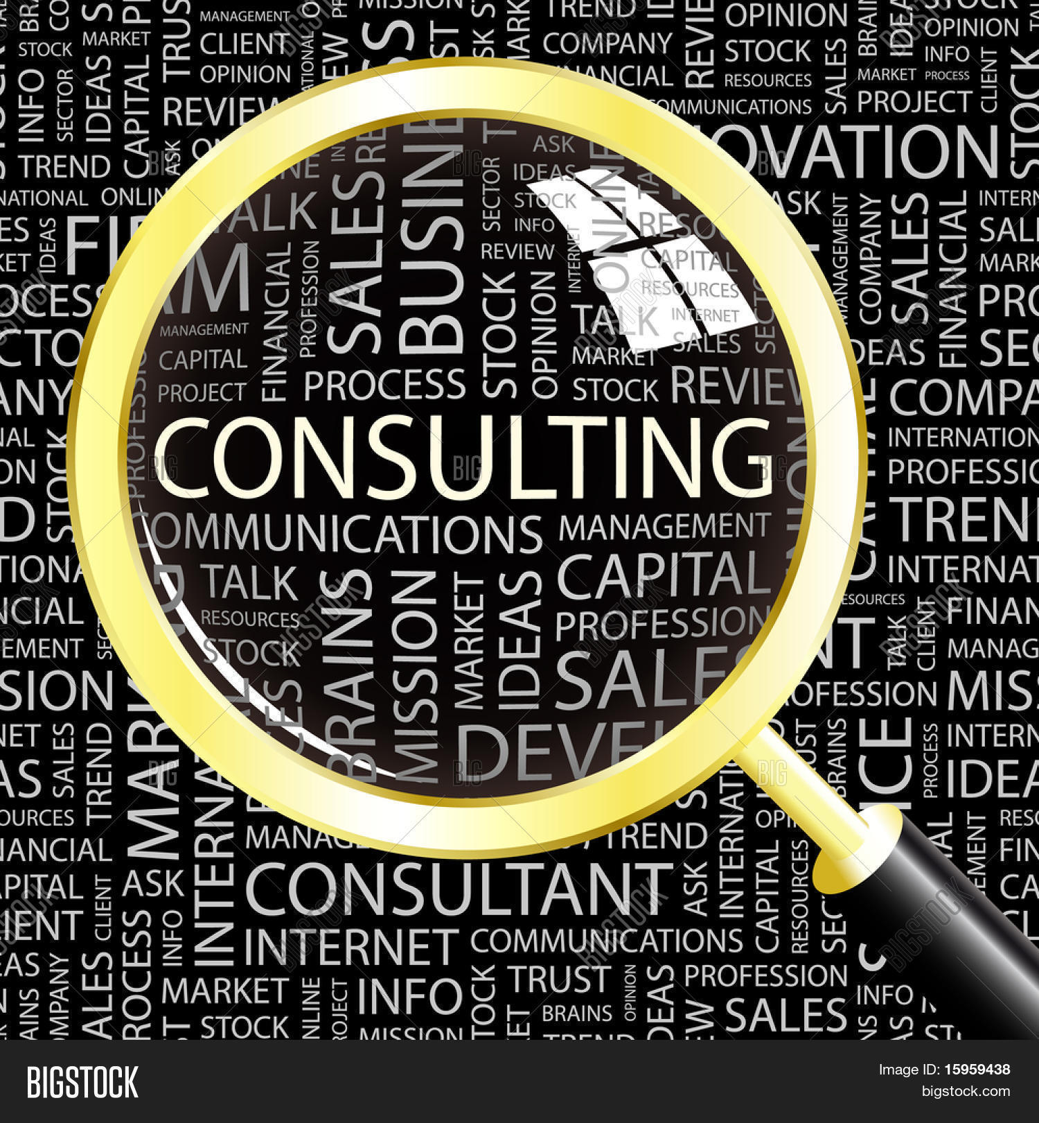 CONSULTING. Vector & Photo (Free Trial) | Bigstock