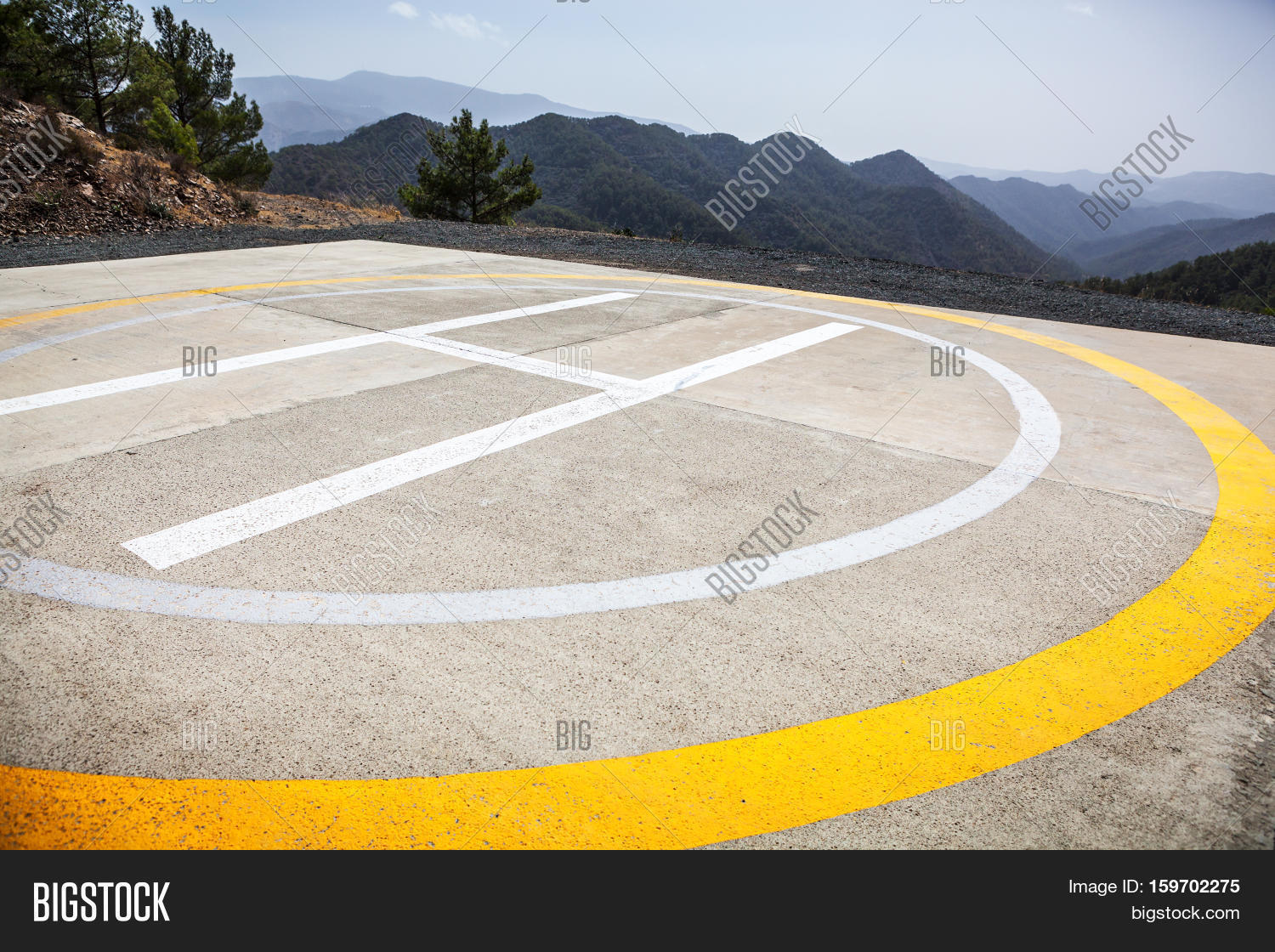Helipad Near Famous Image & Photo (Free Trial) | Bigstock