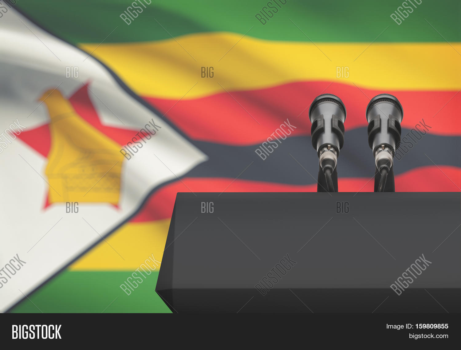 Pulpit Two Microphones Image & Photo (Free Trial) | Bigstock