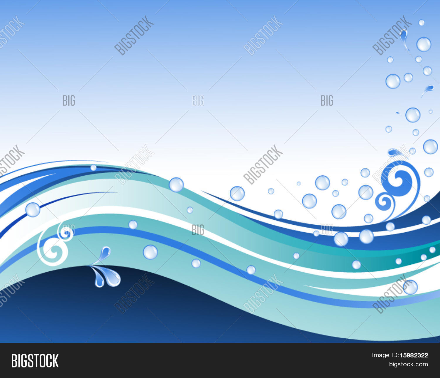 Waves Vector & Photo (Free Trial) | Bigstock
