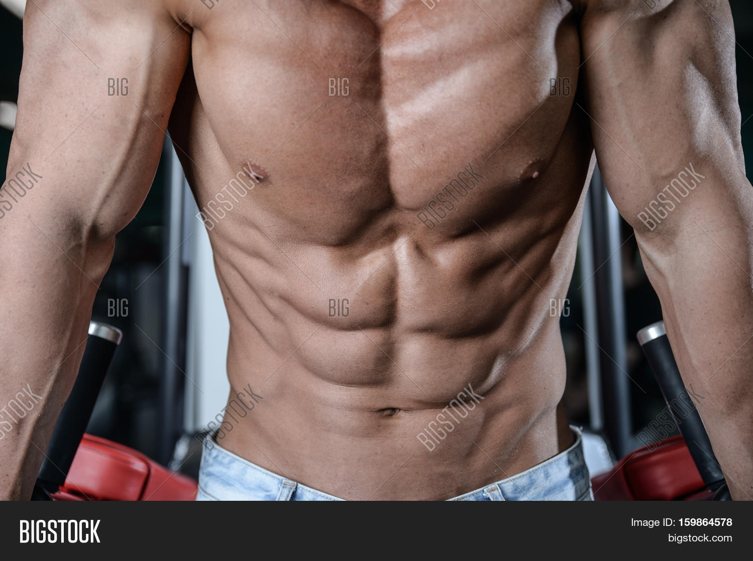 Close Strong Abs Guy Image & Photo (Free Trial) | Bigstock