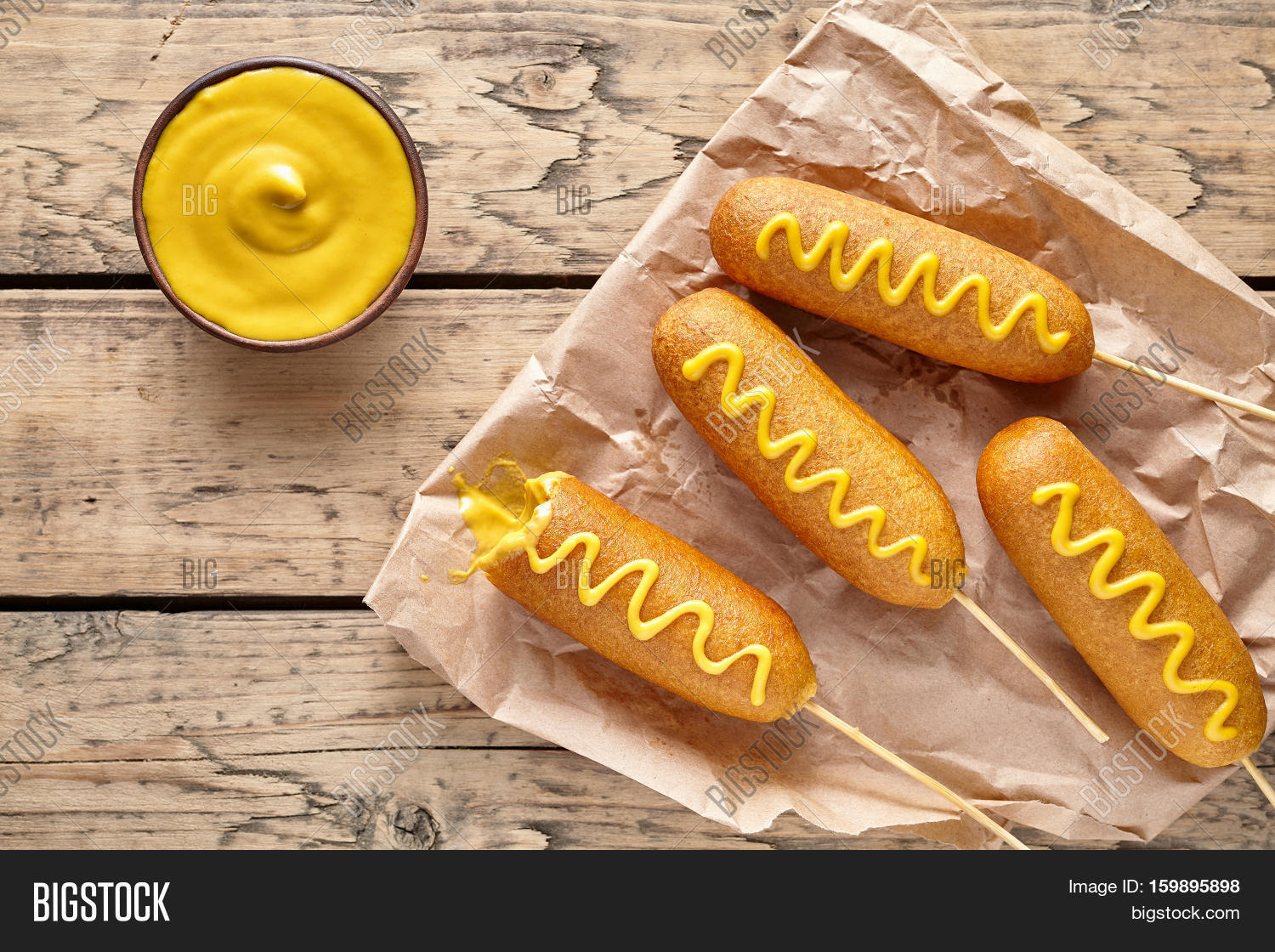 Corn Dog Traditional Image & Photo (Free Trial) | Bigstock