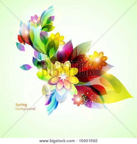 Abstract Spring Vector & Photo (Free Trial) | Bigstock