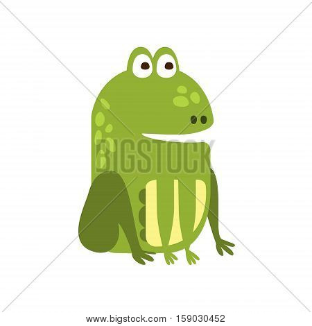 Frog Sitting Properly Vector & Photo (Free Trial) | Bigstock