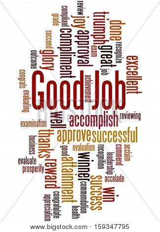 Good Job, Word Cloud Image & Photo (Free Trial) | Bigstock