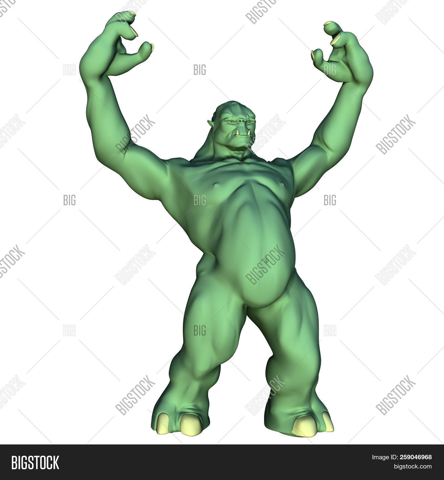 One Huge Muscular Image & Photo (Free Trial) | Bigstock