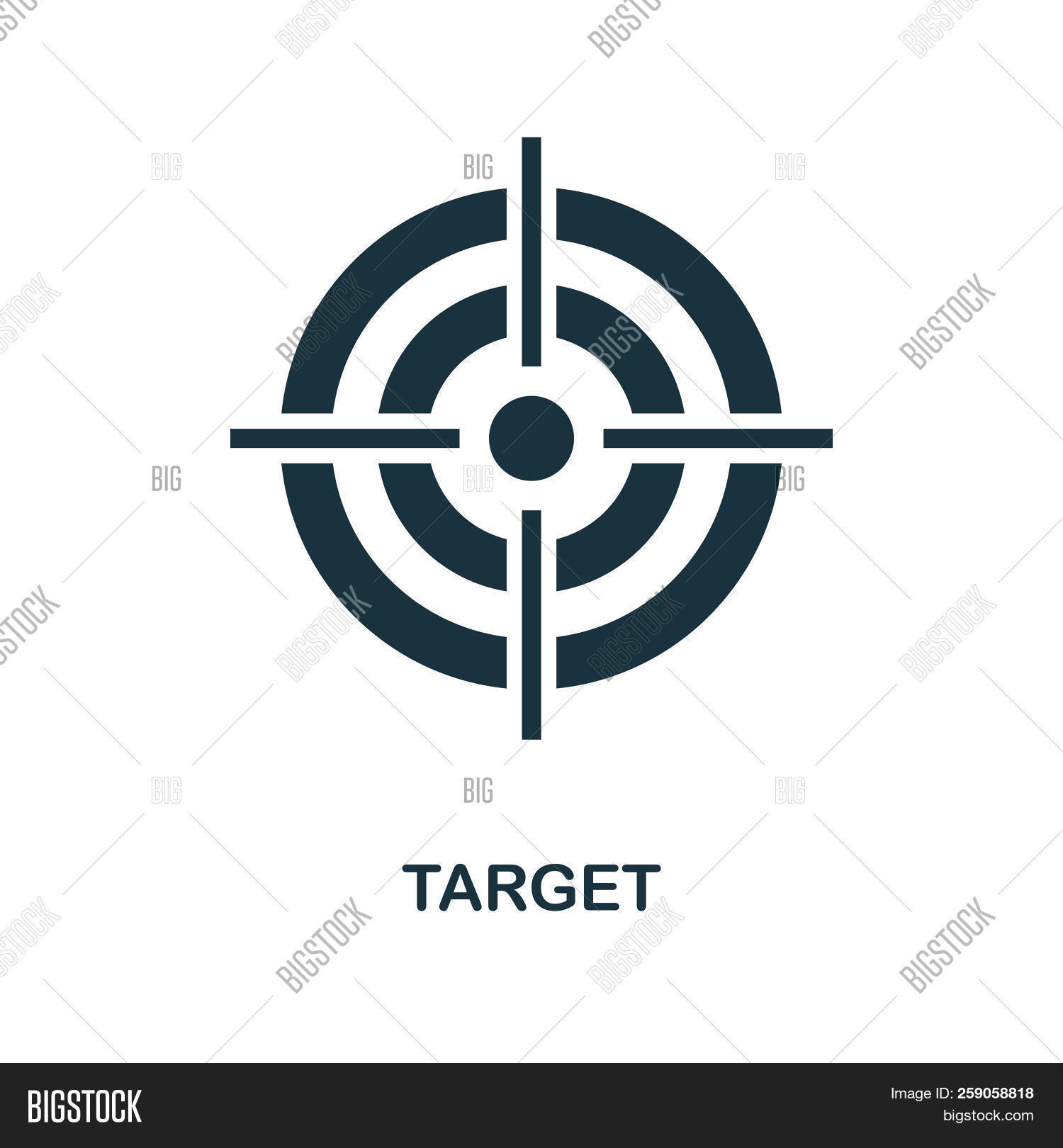 Target Icon. Image & Photo (Free Trial) | Bigstock