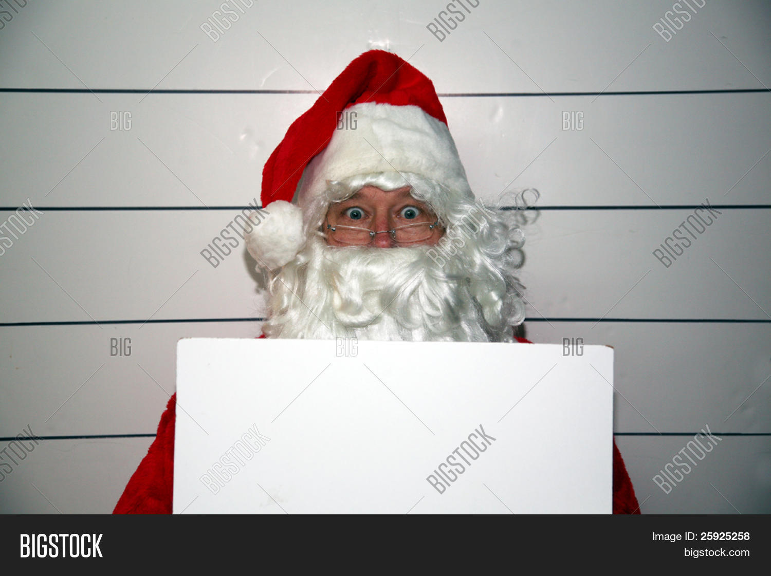 Santa Claus Mugshot. Image & Photo (Free Trial) | Bigstock