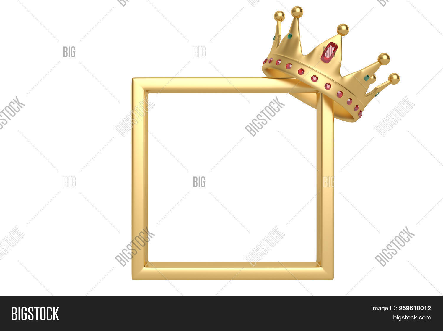 Golden Frame Crown Image & Photo (Free Trial) | Bigstock