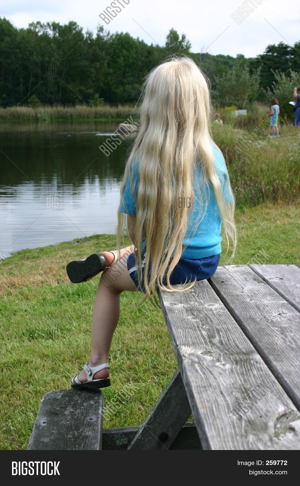 Girl Lake Image & Photo (Free Trial) | Bigstock