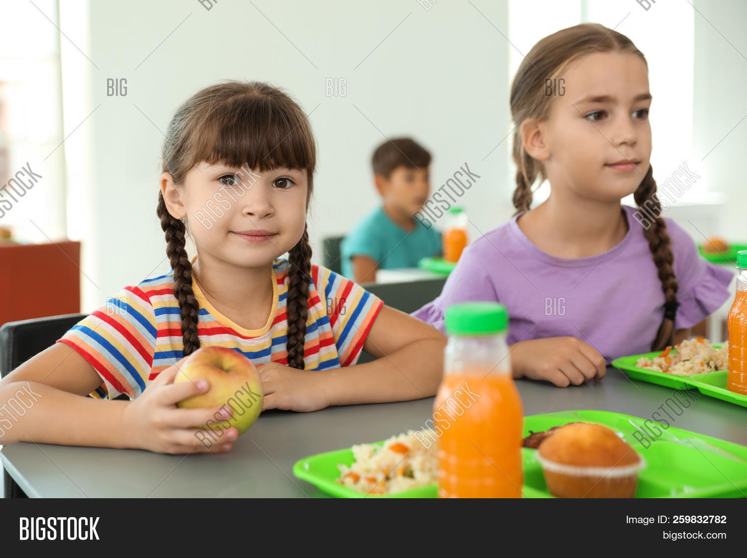 Children Sitting Table Image & Photo (Free Trial) | Bigstock