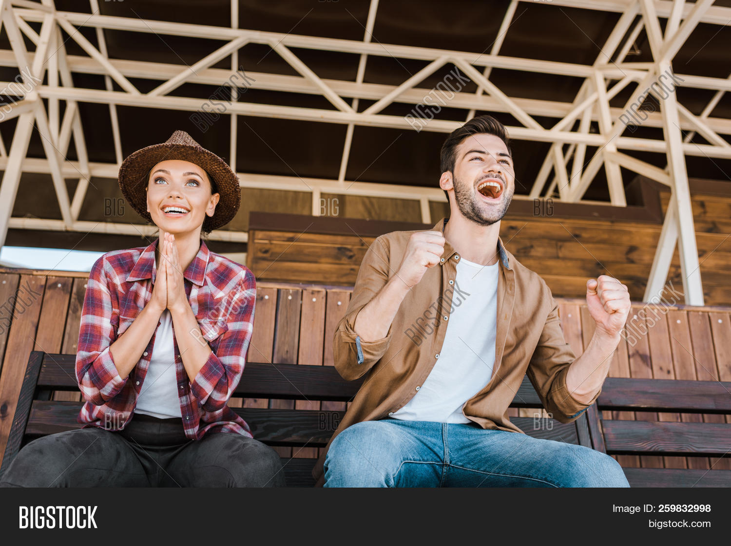 Excited Cowboy Cowgirl Image & Photo (Free Trial) | Bigstock