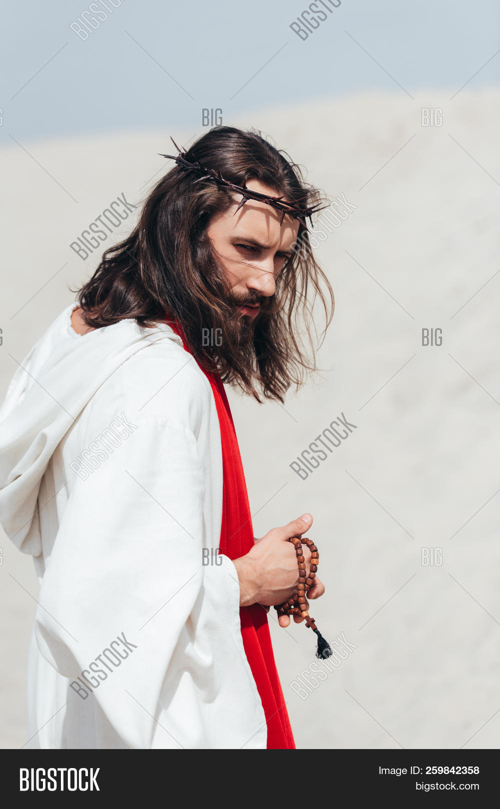 Side View Jesus Robe Image & Photo (Free Trial) | Bigstock