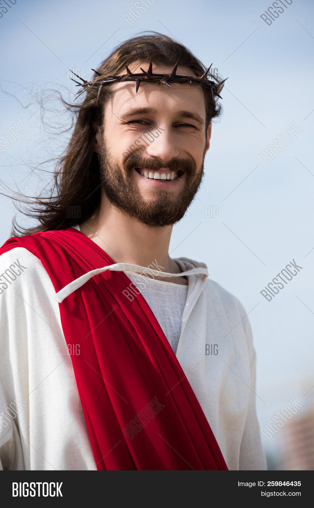 Portrait Smiling Jesus Image & Photo (Free Trial) | Bigstock