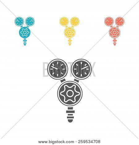 Gas Sensor Icon. Vector Sign For Web Graphic. - Stock Image - Everypixel