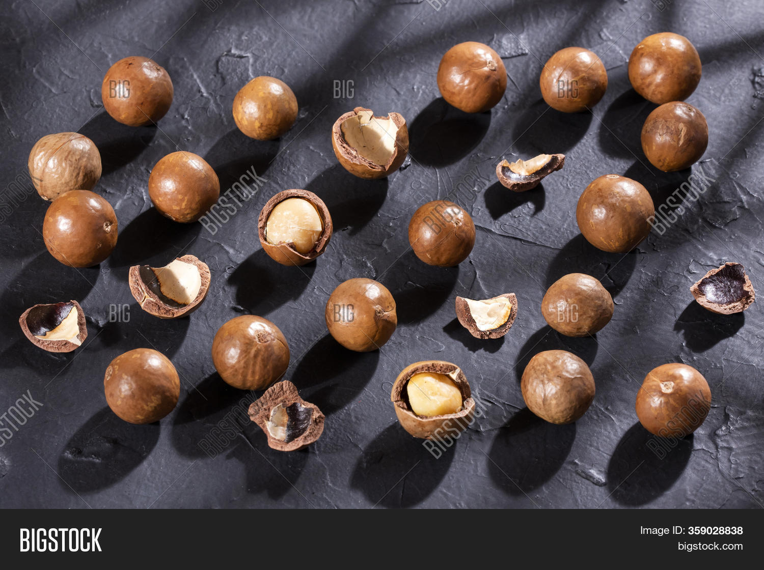 Top View Macadamia Image & Photo (Free Trial) | Bigstock
