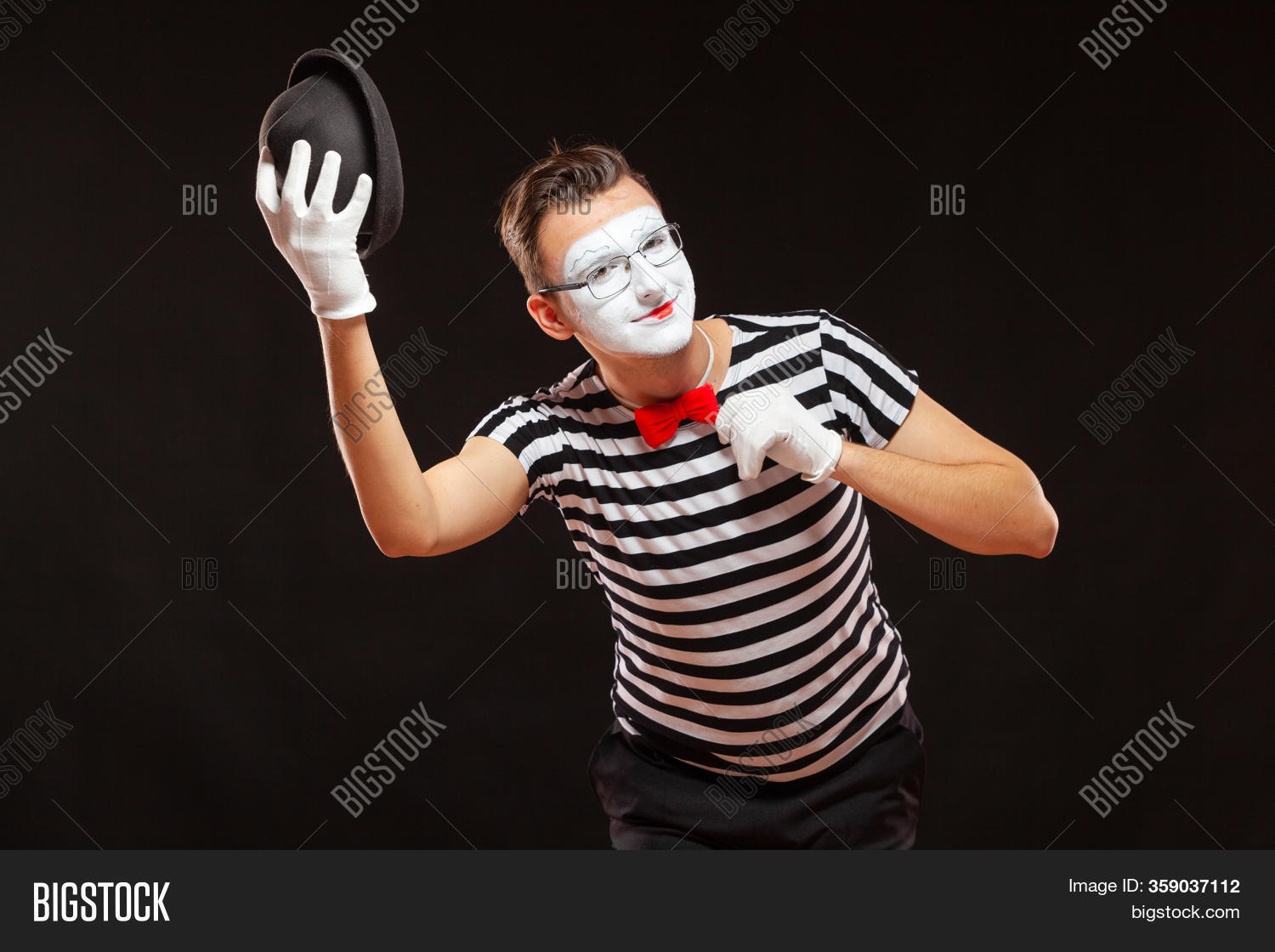 Portrait Male Mime Image & Photo (Free Trial) | Bigstock