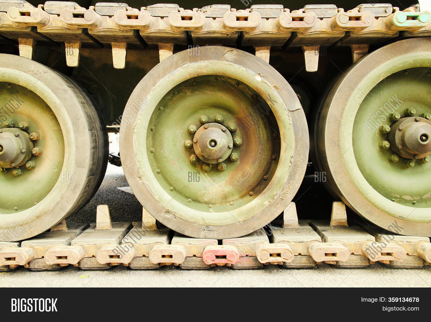 Tank Tracks Side View