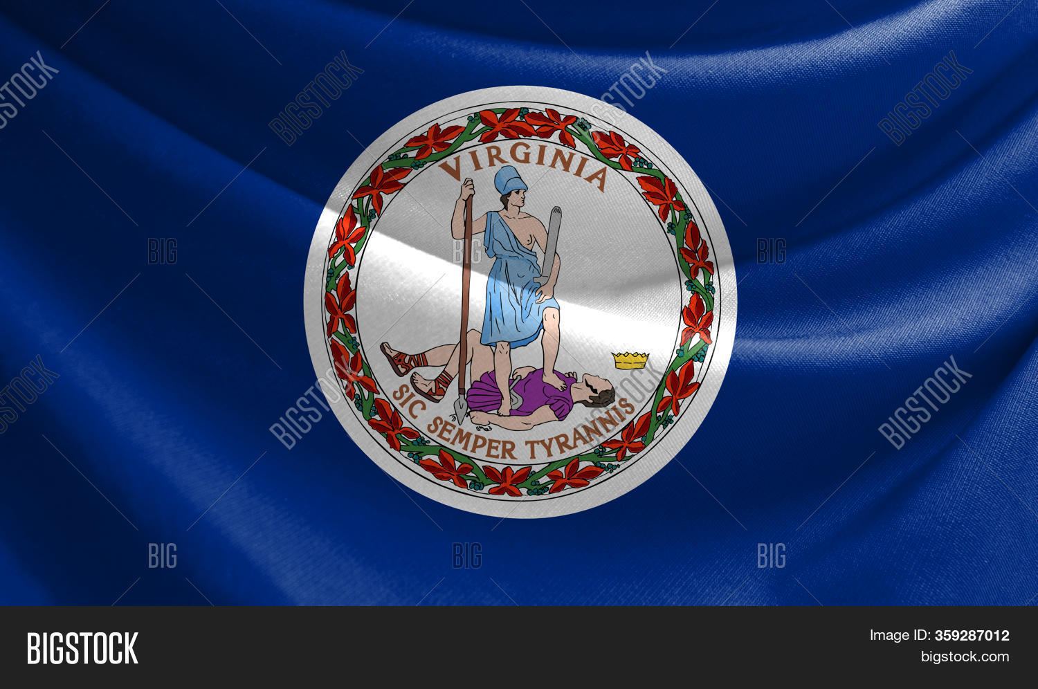 Realistic Flag State Image & Photo (Free Trial) | Bigstock