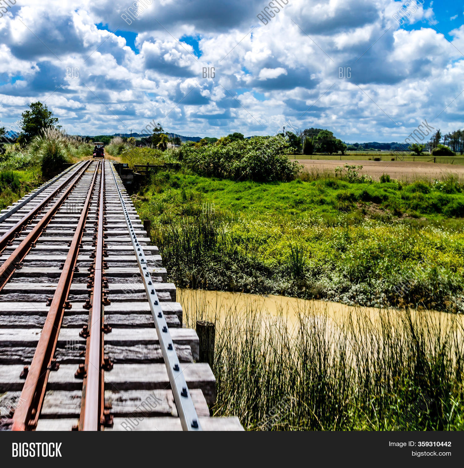 Train Tracks Ride On Image & Photo (Free Trial) | Bigstock