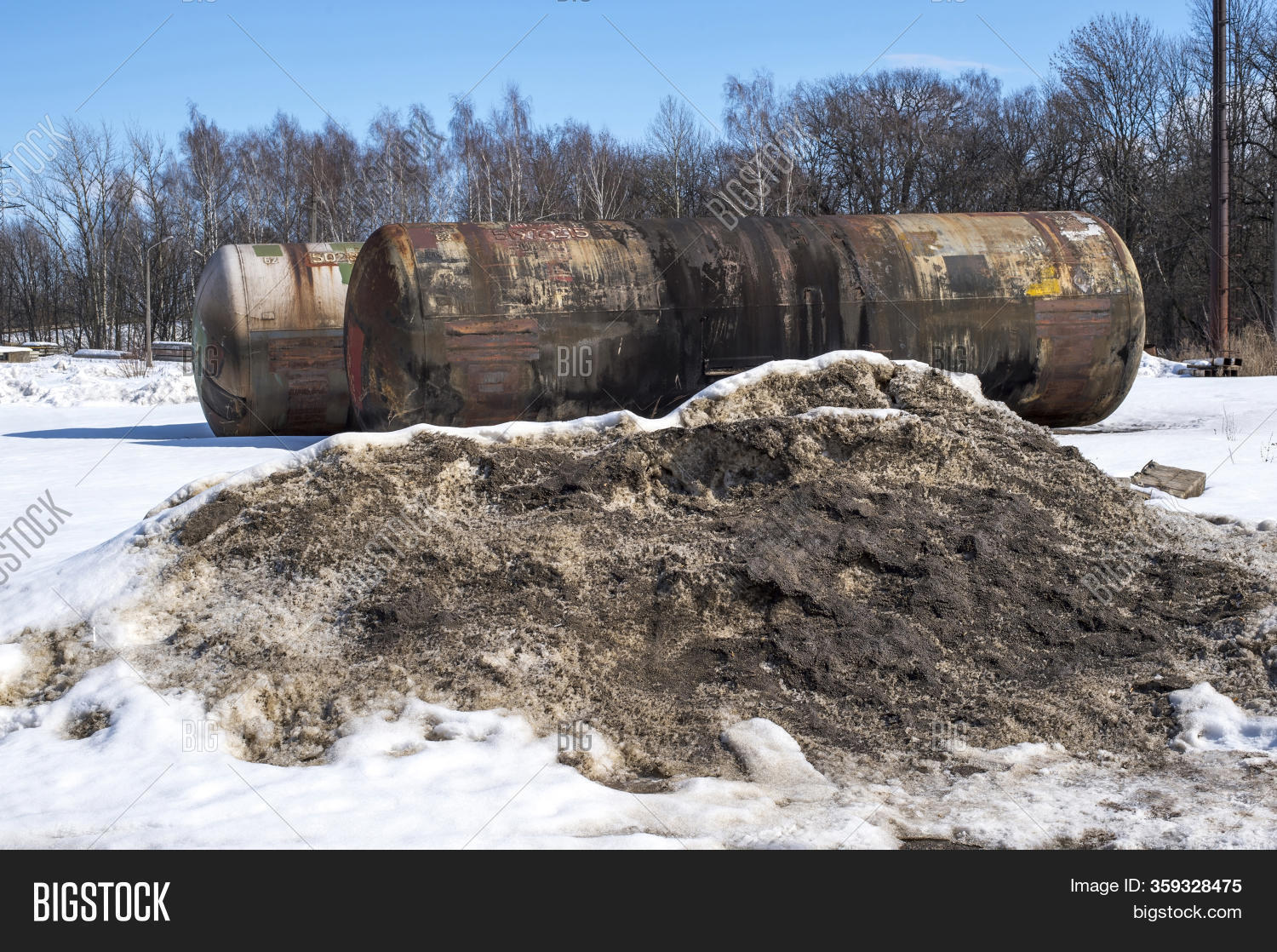 Two Large Metal Tanks Image & Photo (Free Trial) | Bigstock