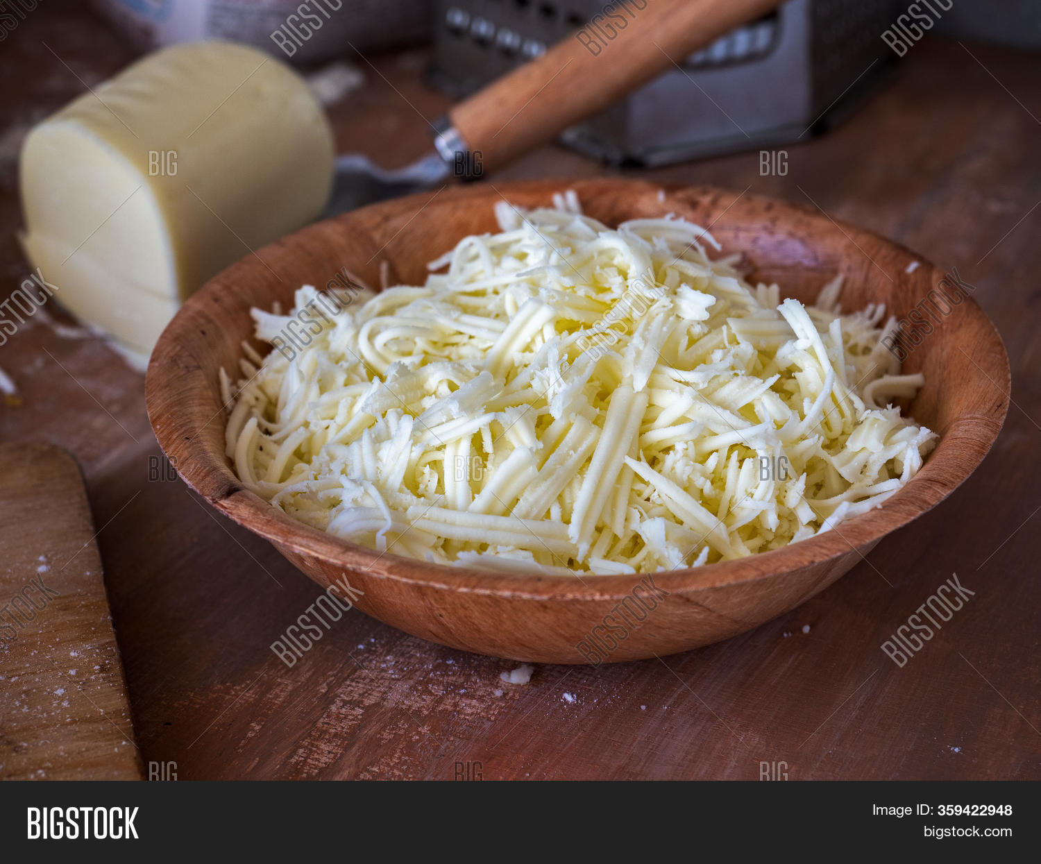 Grated Cheese Making Image & Photo (Free Trial) | Bigstock