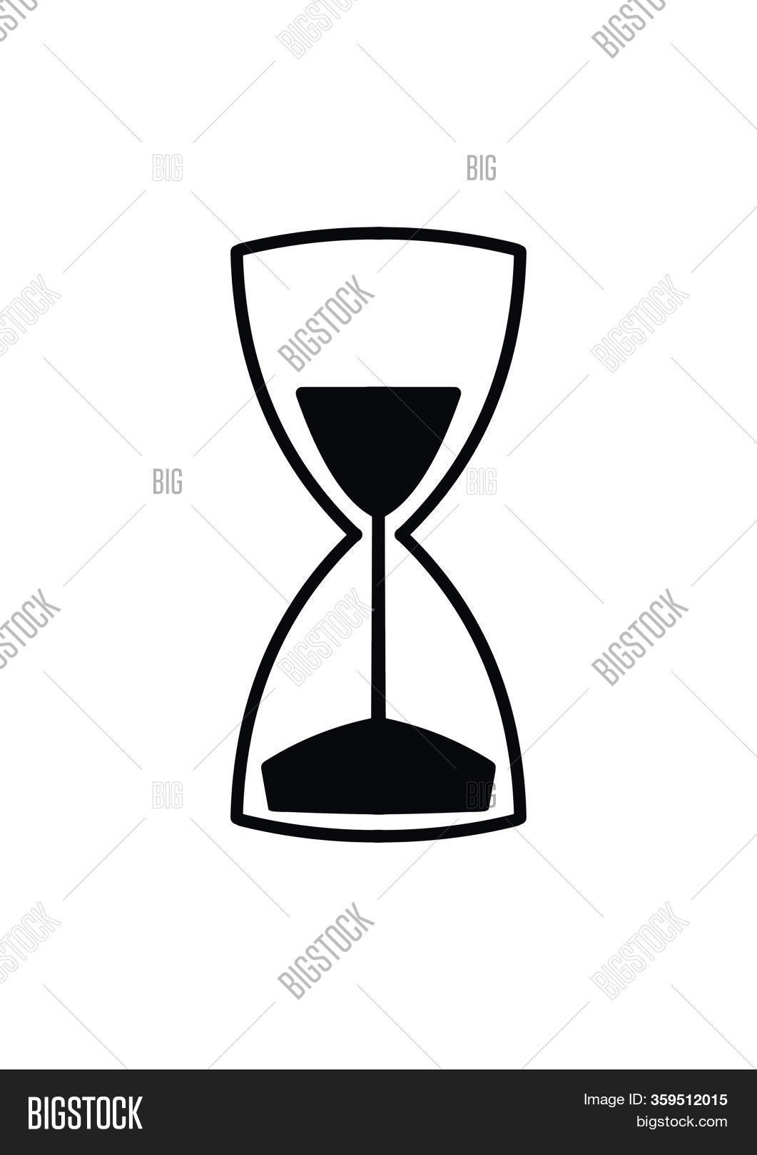 Hourglass Sign. Symbol Image & Photo (Free Trial) | Bigstock